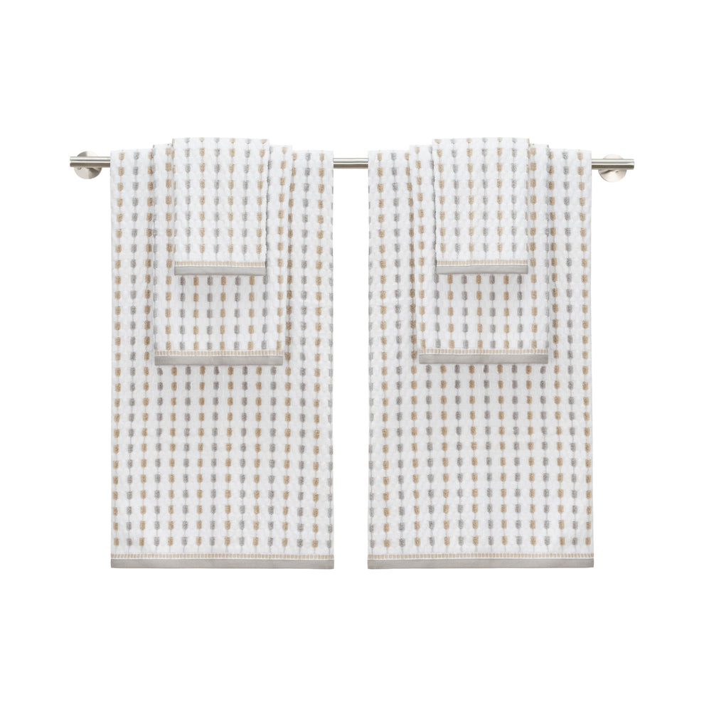 CARO Home: Devon 6-Piece Towel Set incl. 2 bath, hand & wash towels ...